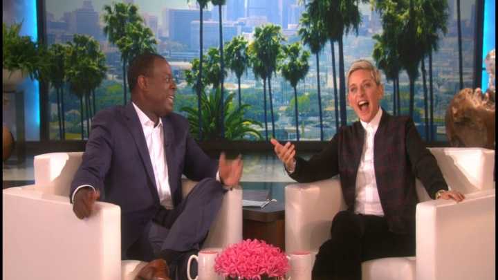 Blooper occurs during Andrew Stockey's Ellen DeGeneres interview Blooper occurs during Andrew Stockey's Ellen DeGeneres interview