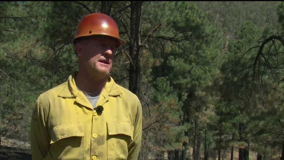 The heroes fighting the McBride fire