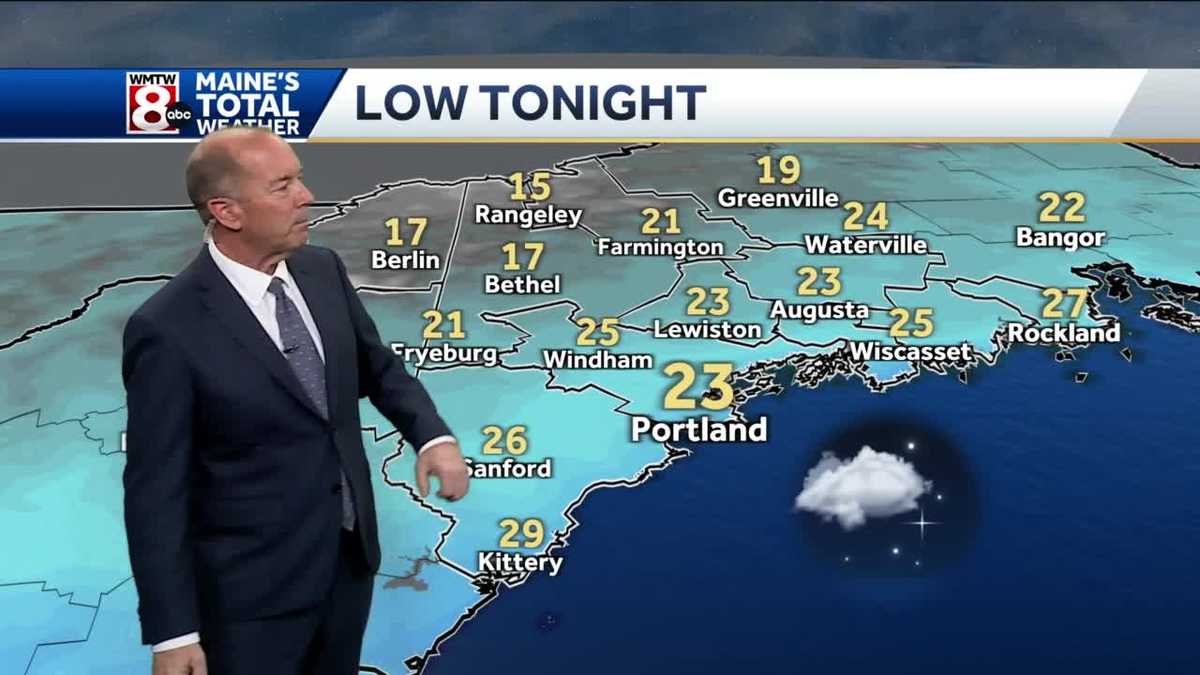 Clear, dry, and cold tonight