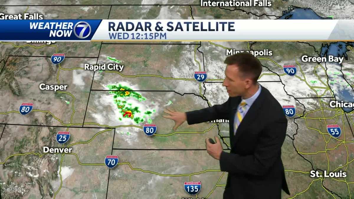 Enjoy the beautiful weather today because storms are coming