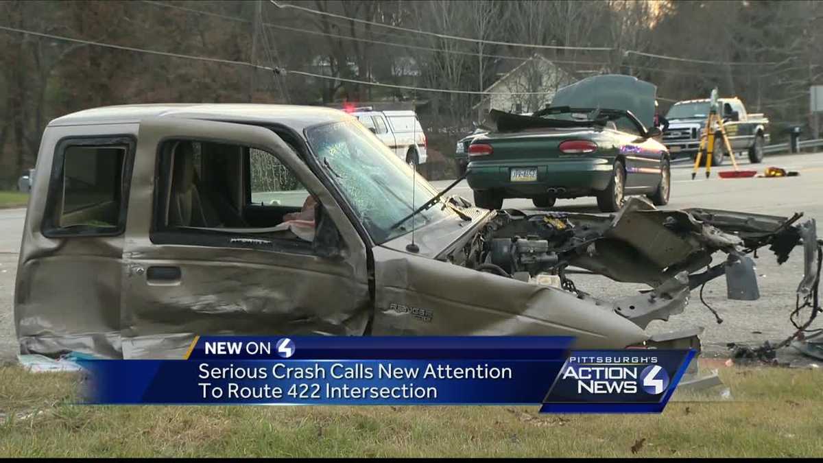 Serious crash calls new attention to Route 422 intersection