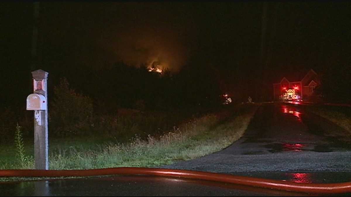 Lightning strikes Epping, NH, home