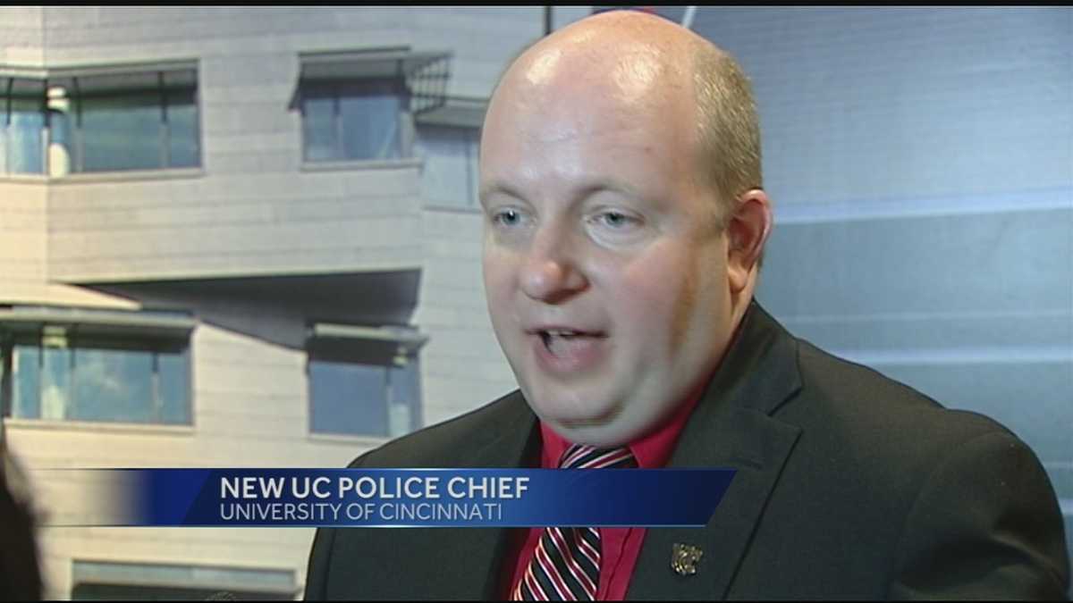 The University of Cincinnati introduces Jason Goodrich as new police chief