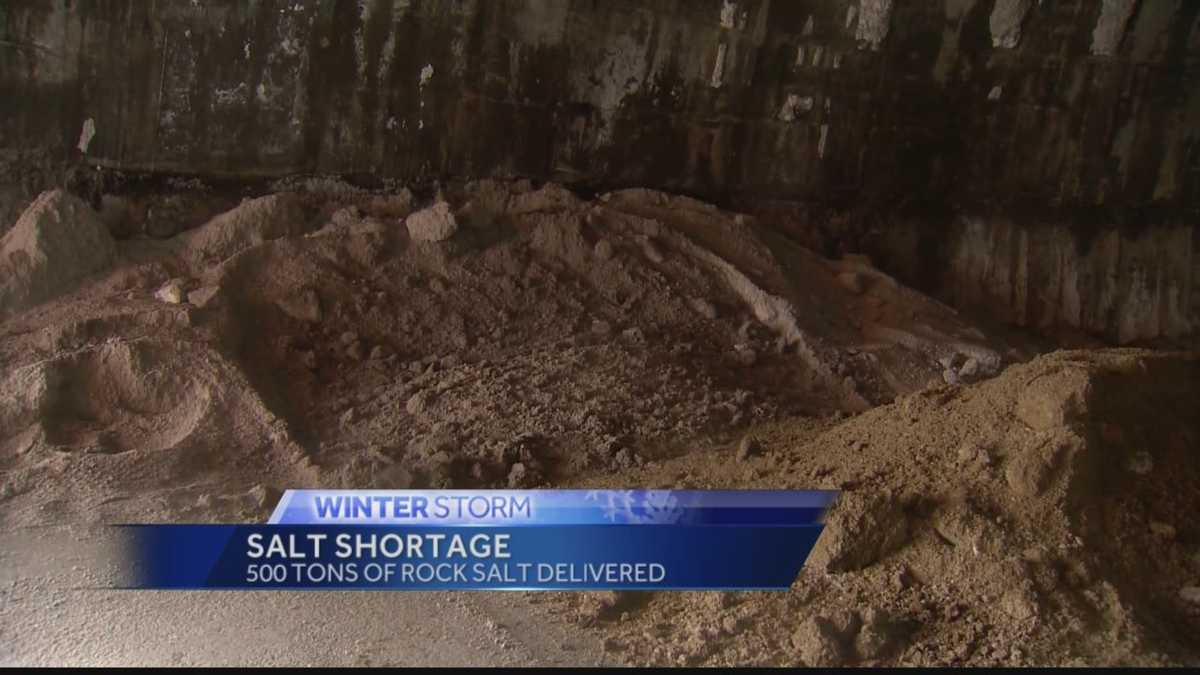 City expecting 1,000 tons of salt ahead of next snowfall