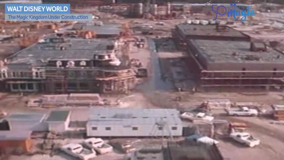 Construction of Disney World seen in time capsule footage