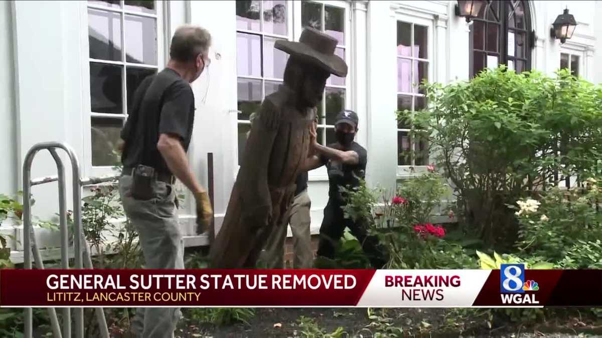 GENERAL SUTTER INN in Lititz, Pa., removes statue of Gen. Sutter