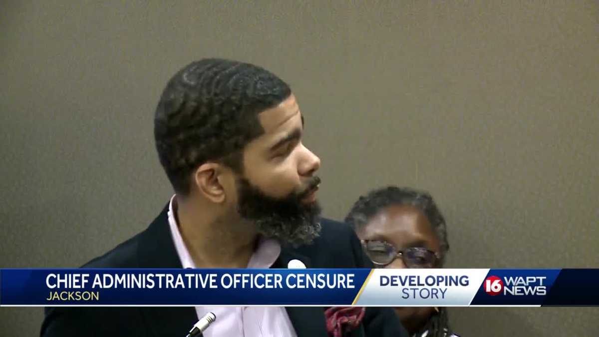 Jackson's City Chief Administrative Officer Censured