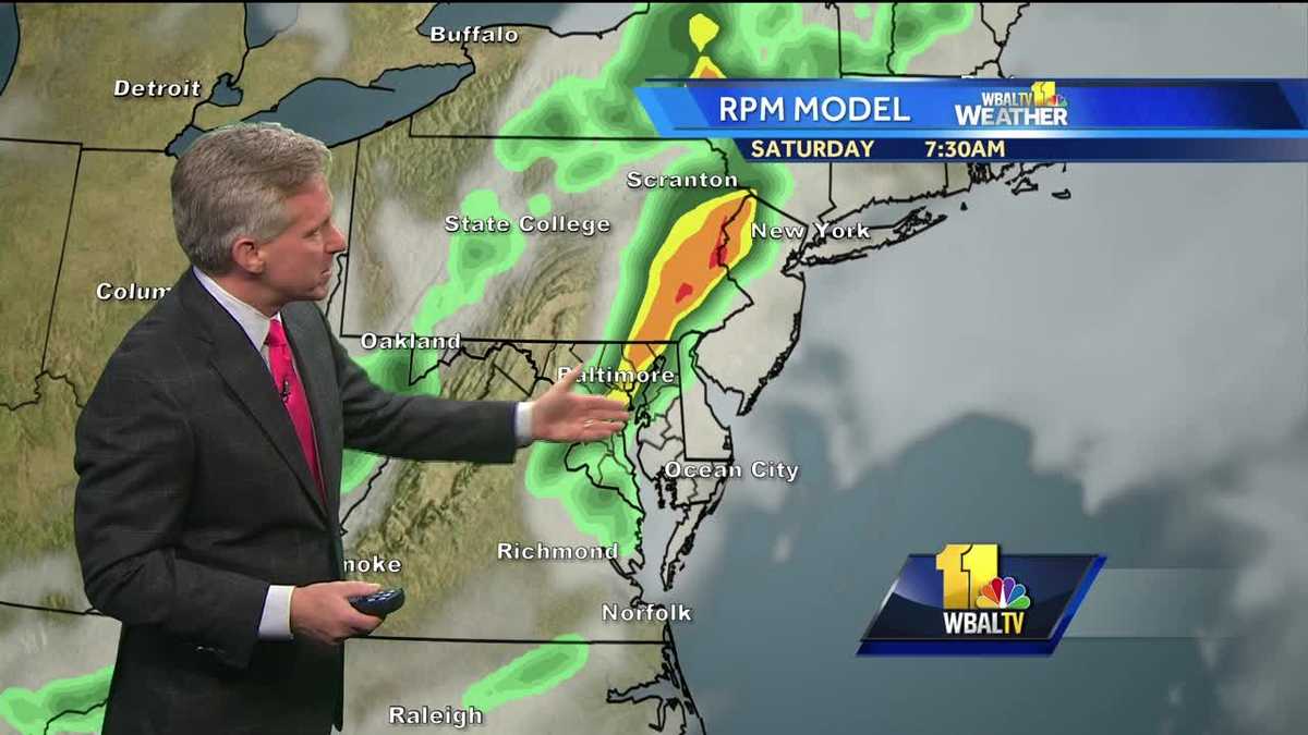 Morning showers, afternoon sun Saturday