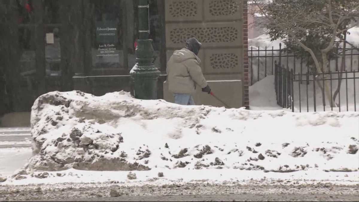 Worcester seeing its fair share of snow