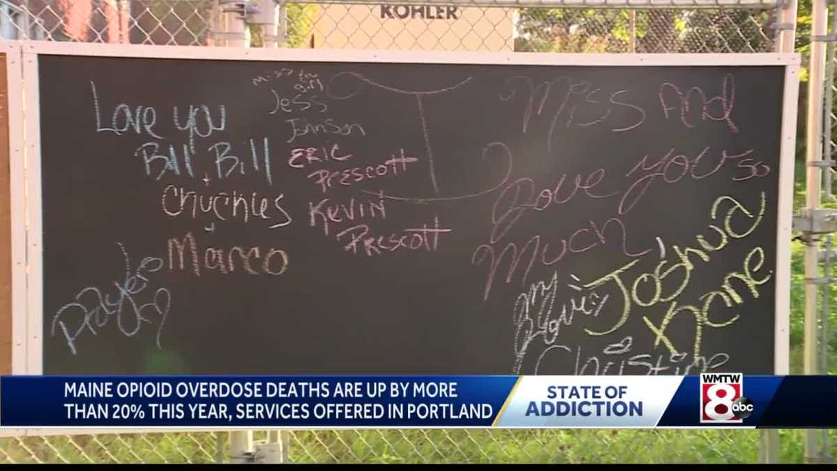 Opioid memorial wall brings attention to rise in overdose deaths amid ...