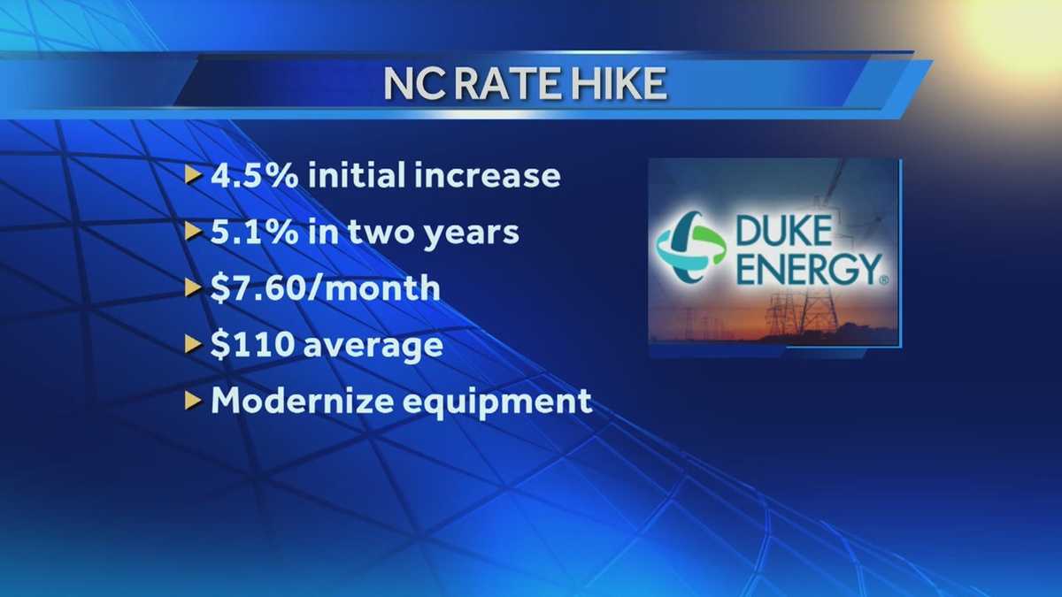 Duke Energy rate increase approved in NC Duke Energy rate increase approved in NC