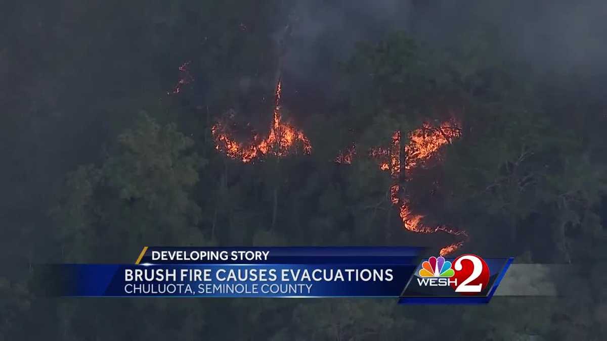 Wildfire in Chuluota 90 - 95 percent contained