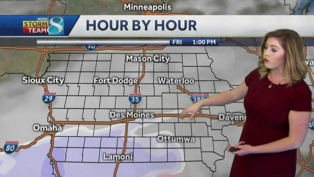 Tracking snow chances by the weekend