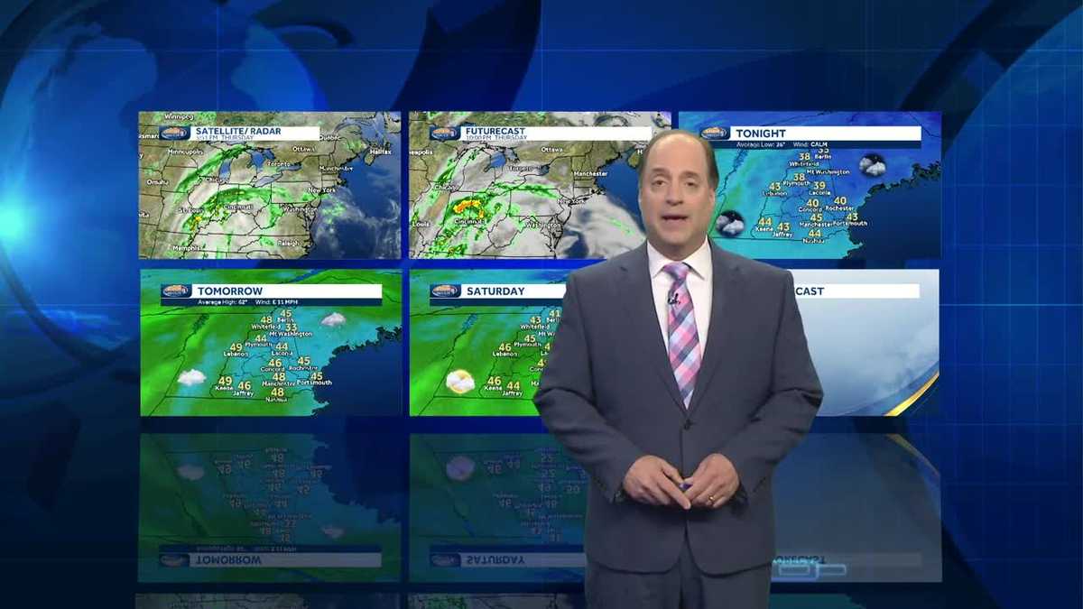 Watch: Rain moves in Friday
