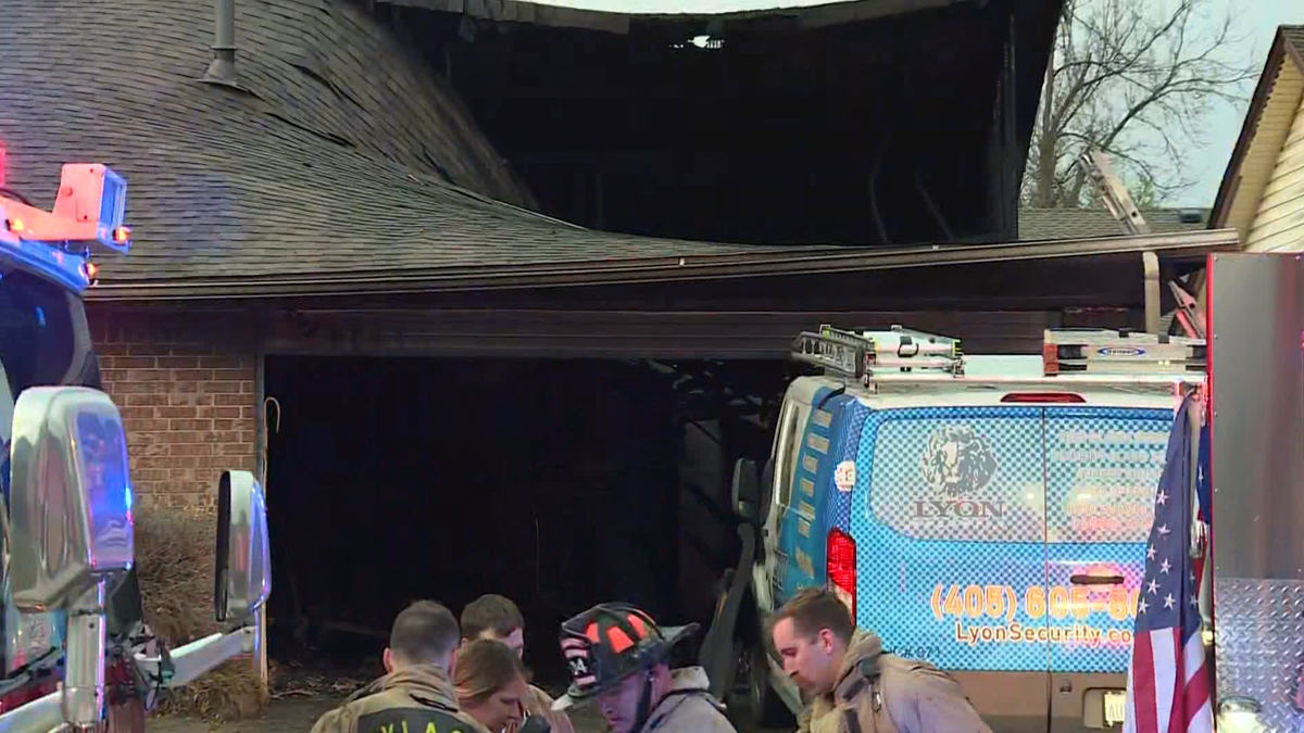 OKCFD: Barking dog helps 4 people get to safety during house fire