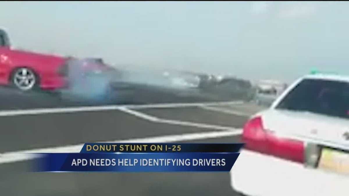 Donut stunt: Police need help identifying drivers