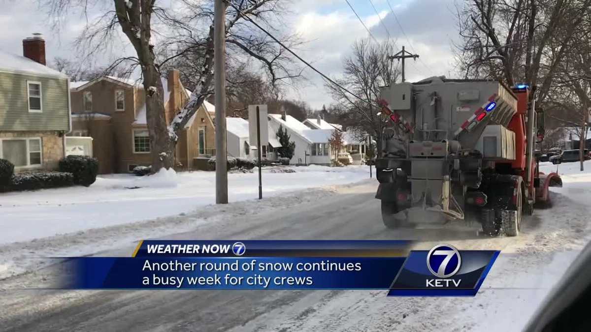 Another round of snow continues a busy week for city crews