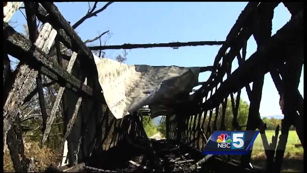 Covered bridge fire destroyed habitat for endangered bats