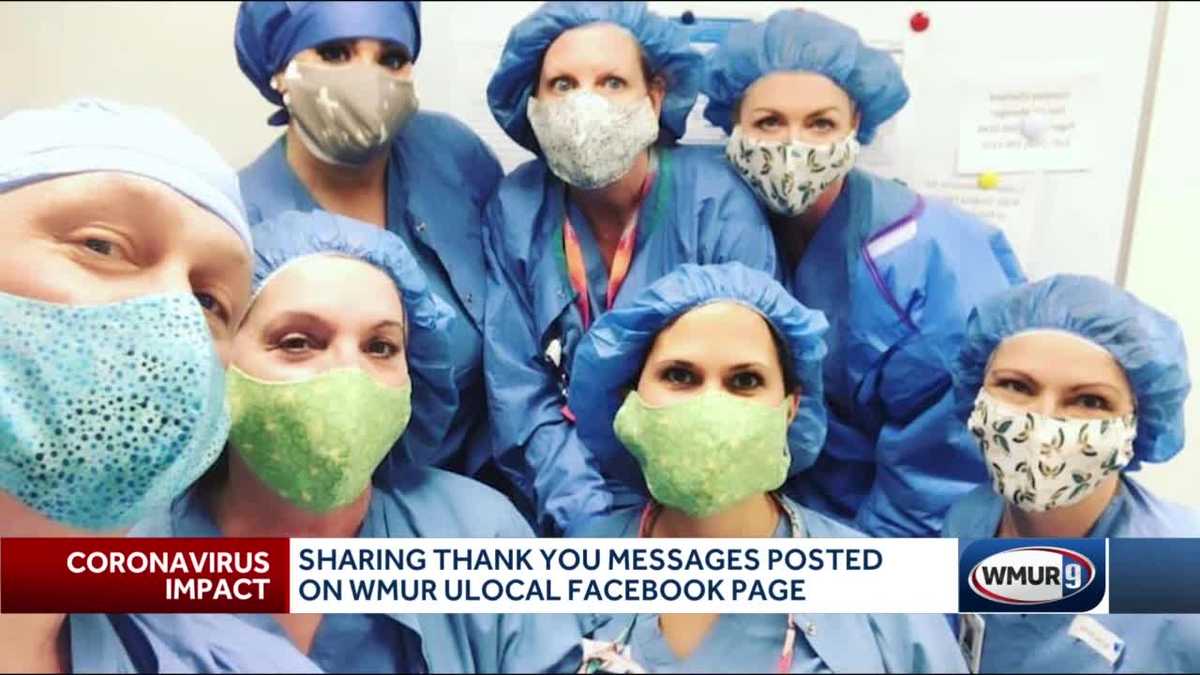 Sharing messages of thanks in a time of tremendous uncertainty