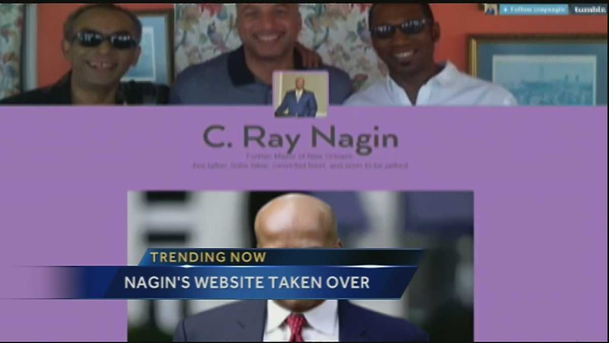 Pranksters take over Ray Nagin's website