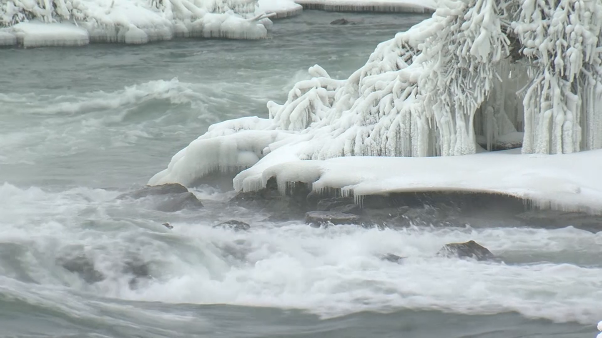 Ice, snow and frigid temperatures turn Niagara Falls into a majestic sight