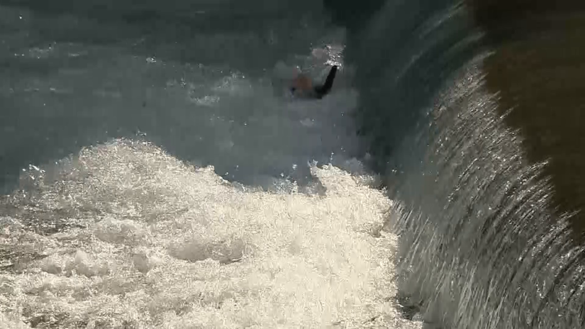 Caught on camera: Man rescues girl from drowning at popular recreation area