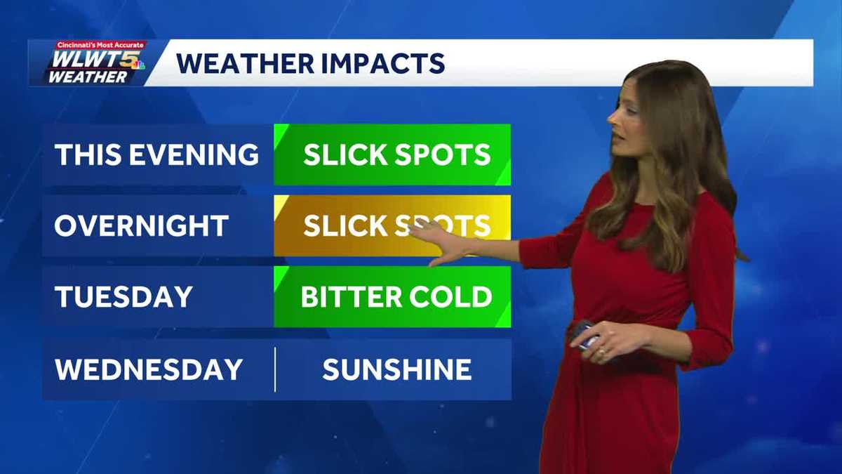 Record snow wraps up in Cincinnati; bitter cold settles in