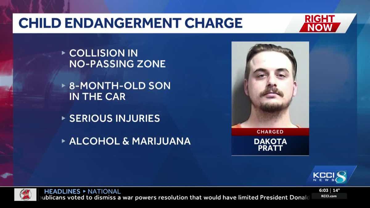 Man charged with child endangerment after De Soto crash