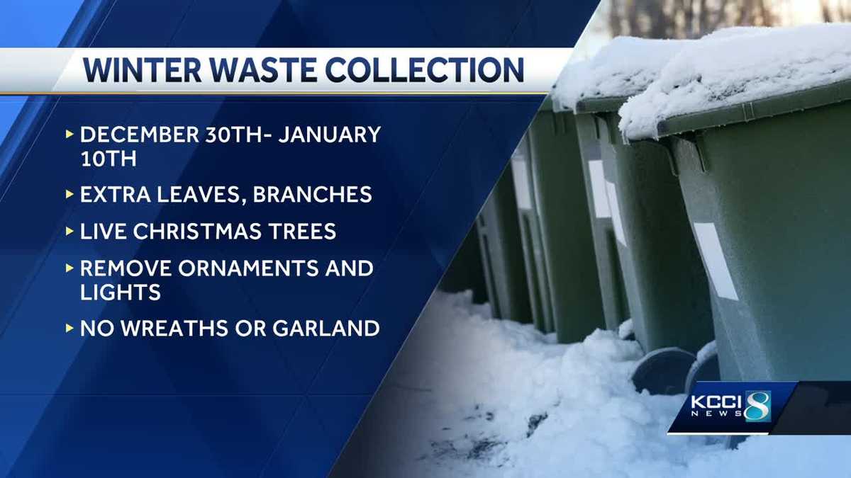 Winter waste collection begins next week