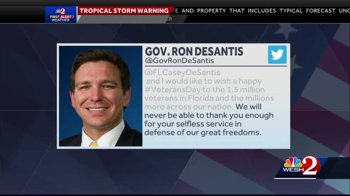 Veterans Day: Gov. DeSantis thanks veterans for their service