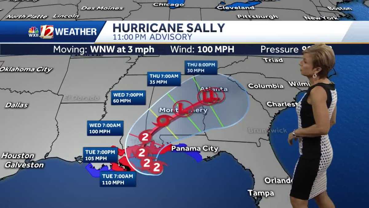 WATCH: Nice fall days then Sally's rains arrive