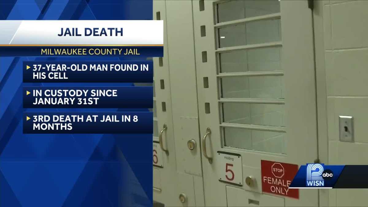 Man, 37, found dead in jail cell in Milwaukee County Jail