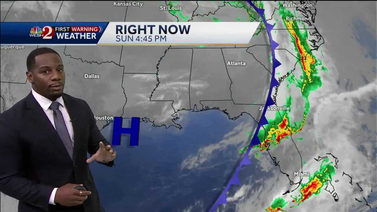 Showers Continue in Central Florida after Severe Threat Fades