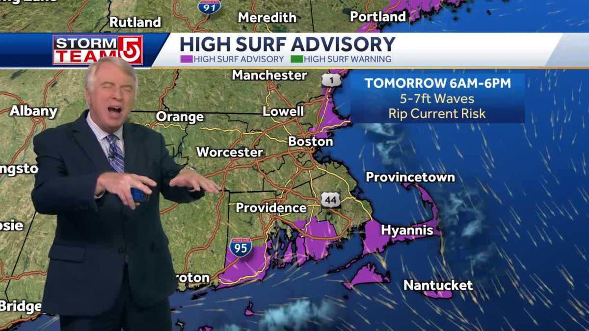 Video: 'Big hurricane' offshore to have weekend impacts in Mass.