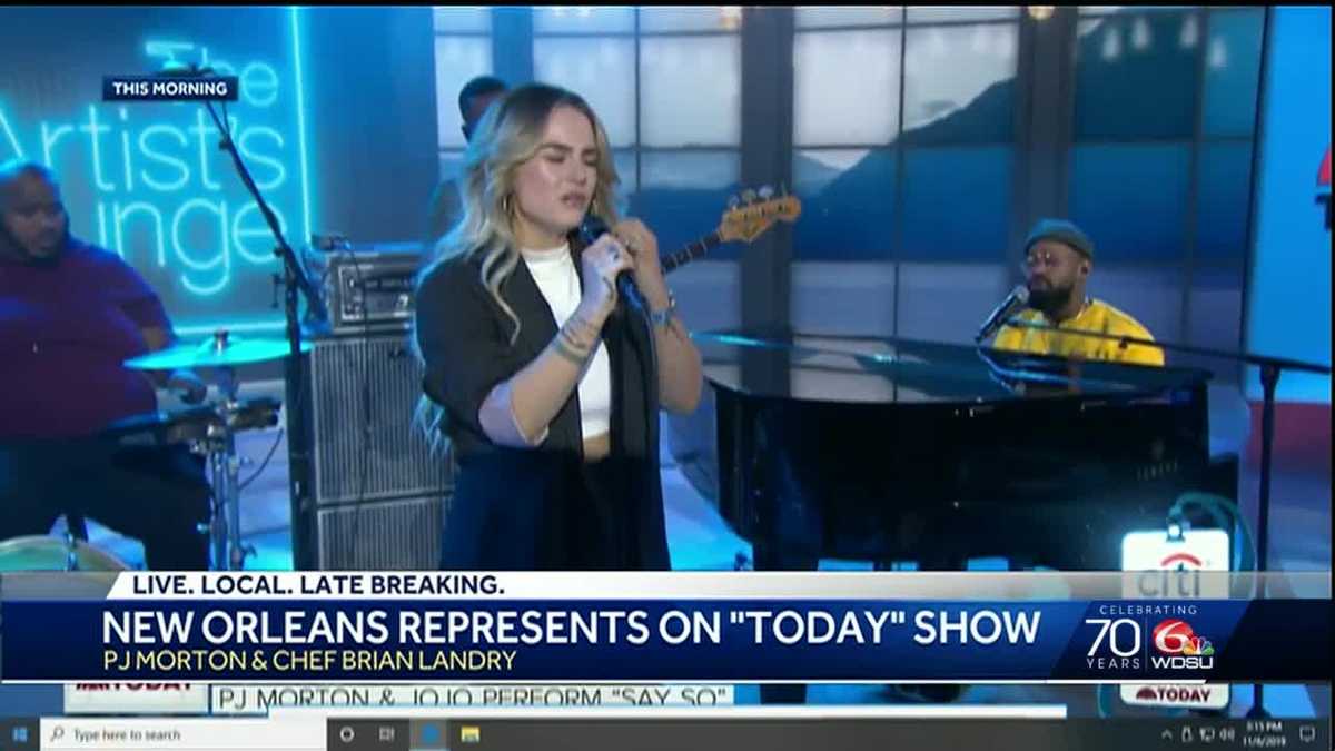 Chef Brian Landry, singer PJ Morton appear on Today