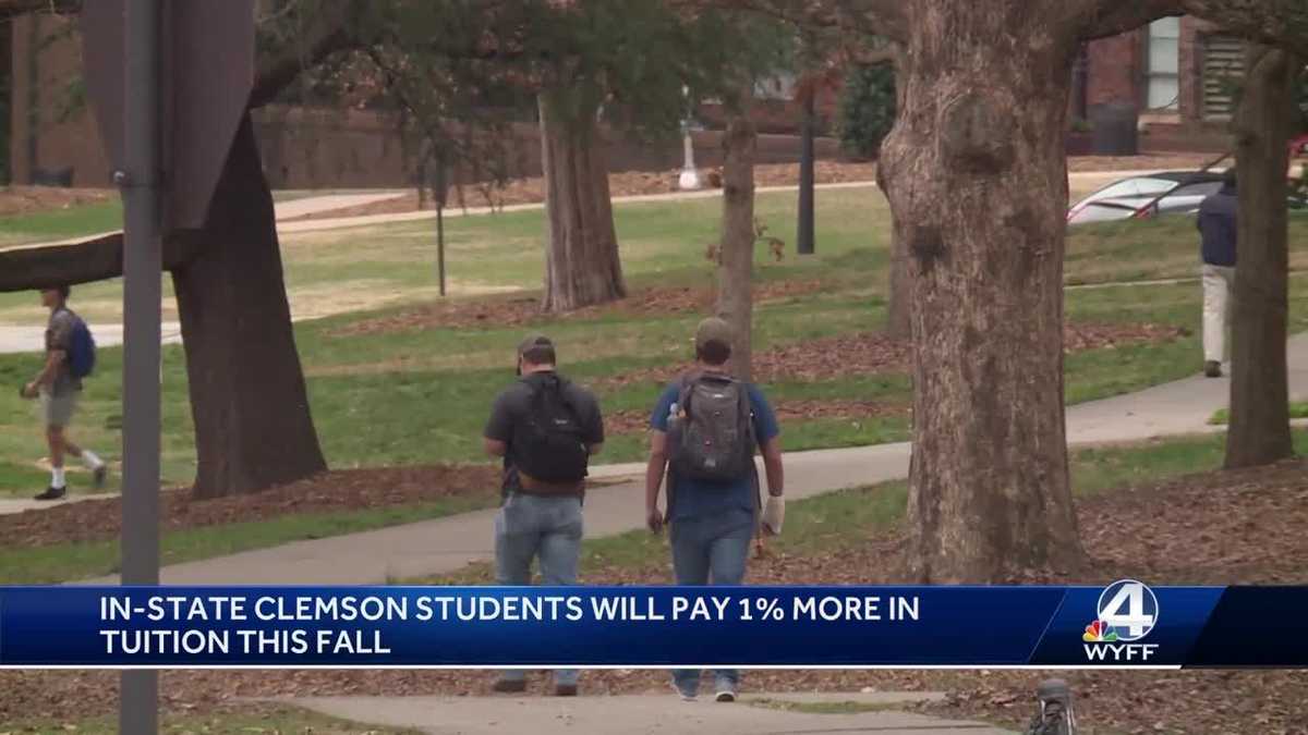 Clemson raises tuition for fall semester