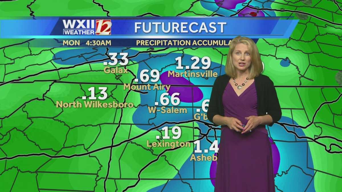 Michelle's Weather : Potential Rain Showers