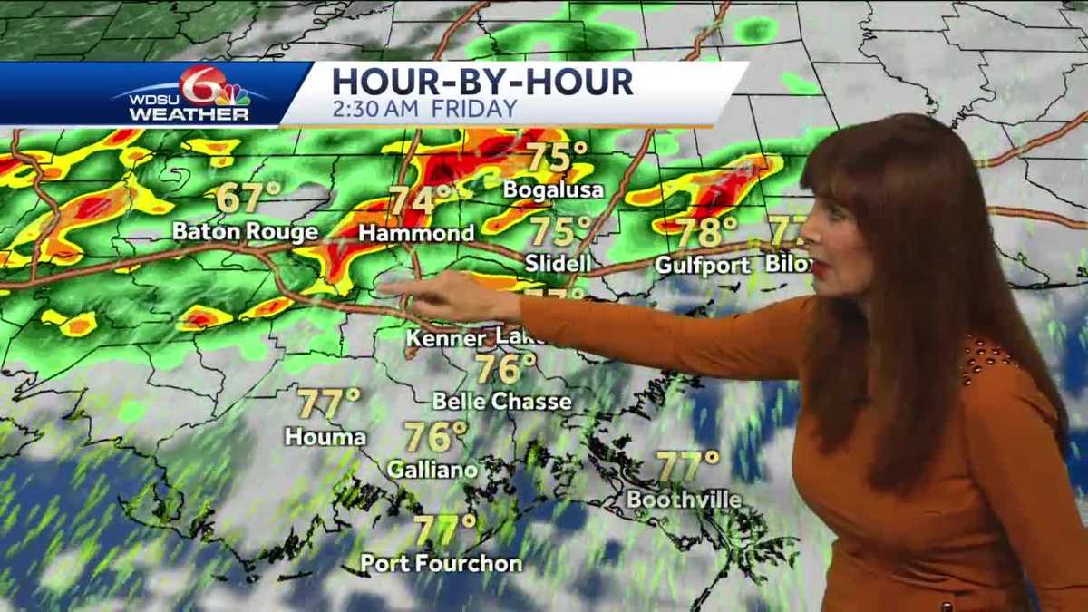 Severe risk Friday morning