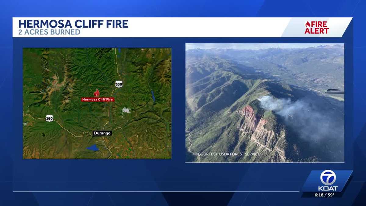 Hermosa Cliff Fire in southwestern Colorado nearing full containment
