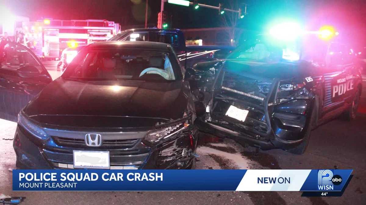 State Patrol investigating Mount Pleasant squad crash
