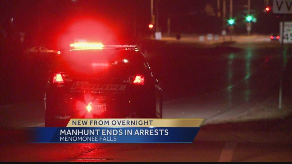 Menomonee Falls manhunt ends in arrests Menomonee Falls manhunt ends in arrests