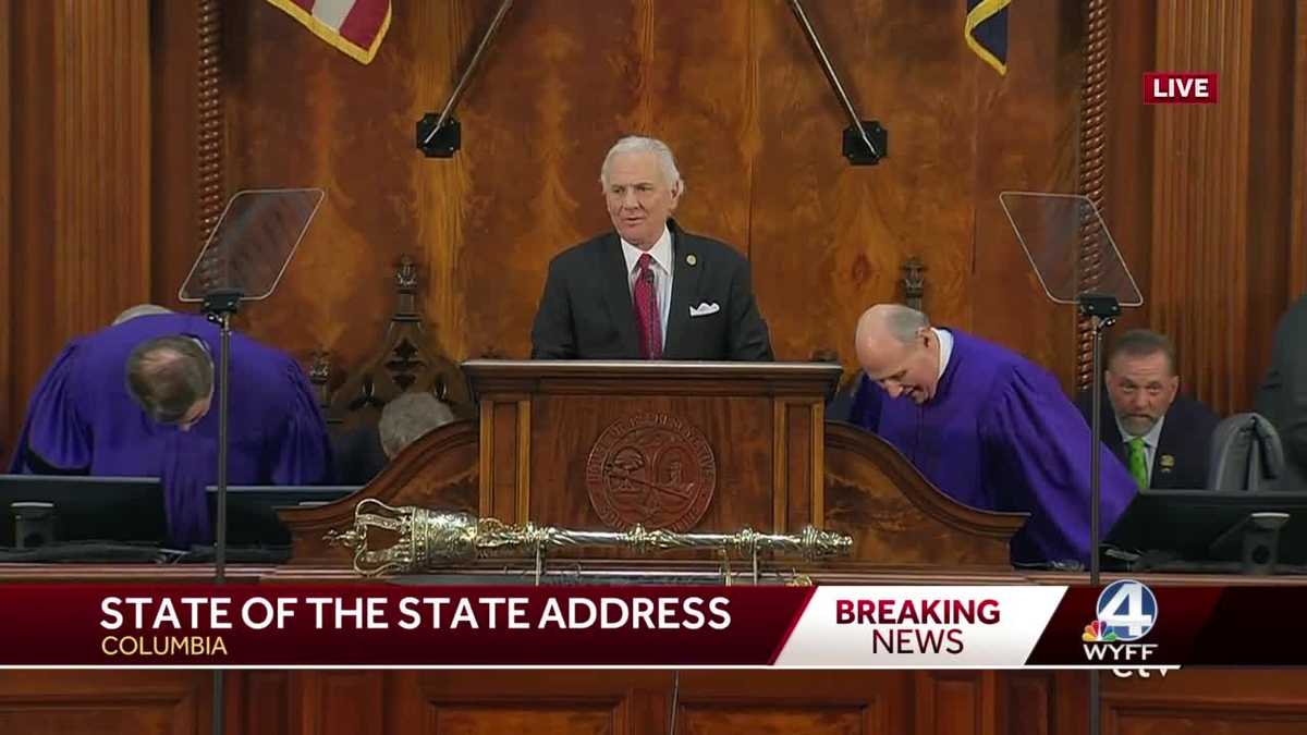 South Carolina: Governor gives State of the State address