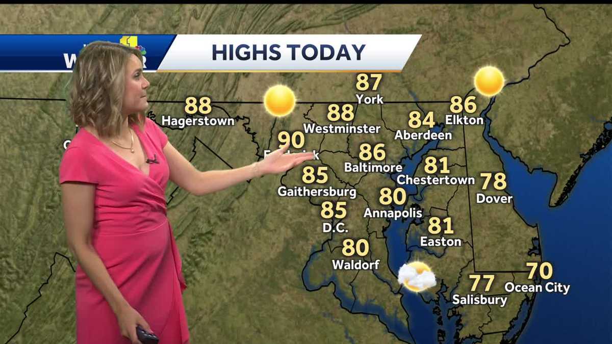 Mostly Sunny And Warmer Thursday With Summer Like Temps