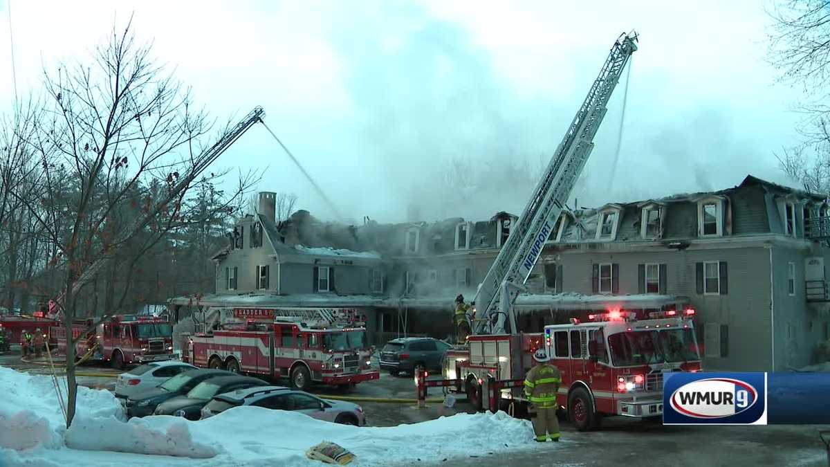 Apartment building destroyed in Sunapee fire