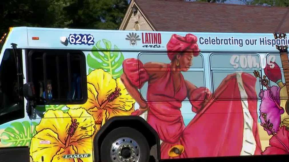Unique bus design celebrates Hispanic Heritage Month in Milwaukee