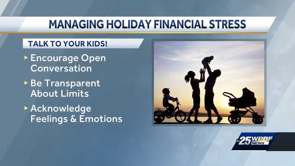 Managing holiday stress for parents and children