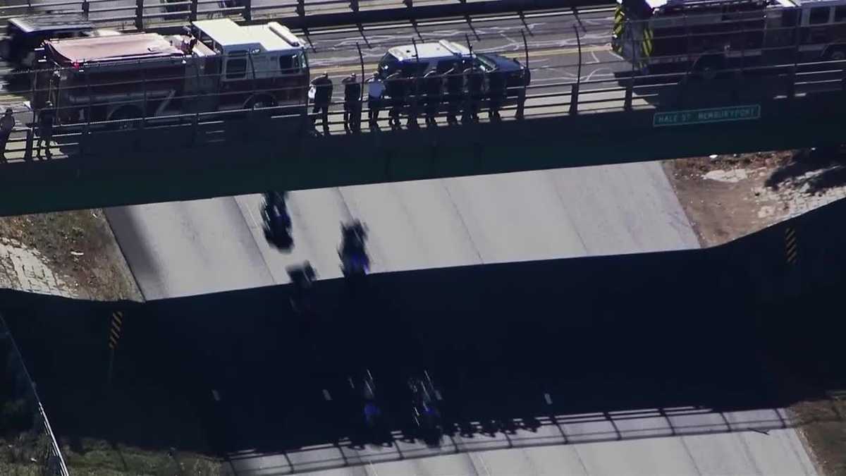 Uncut video: First responders salute as fallen officer is brought home