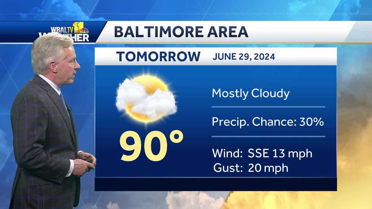 Rain to hit Baltimore region over weekend