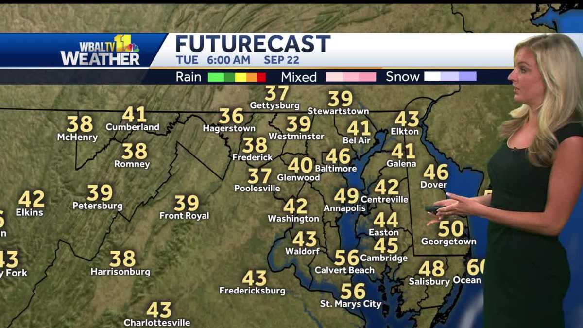 Chilly Monday morning, Taylor says