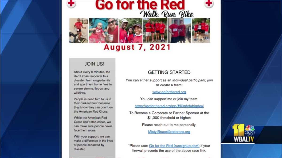 'Go for the Red' event to help American Red Cross